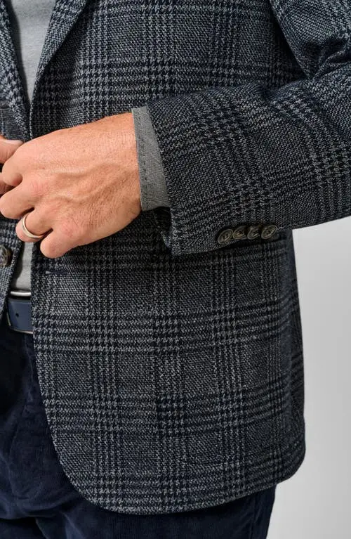 David Donahue Glen Plaid Stretch Sport Coat