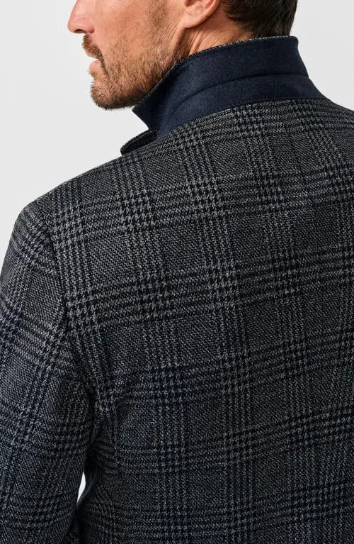 David Donahue Glen Plaid Stretch Sport Coat