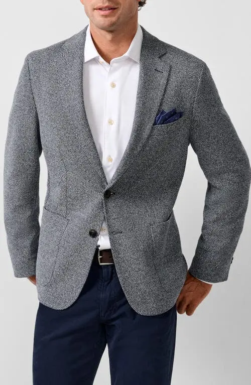 David Donahue Cotton Blend Sport Coat - Dusky Blue