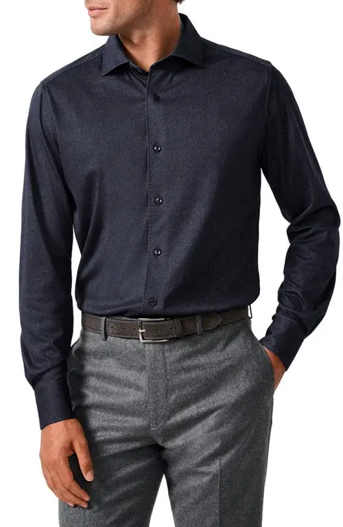 David Donahue Pima Cotton Button Up Shirt