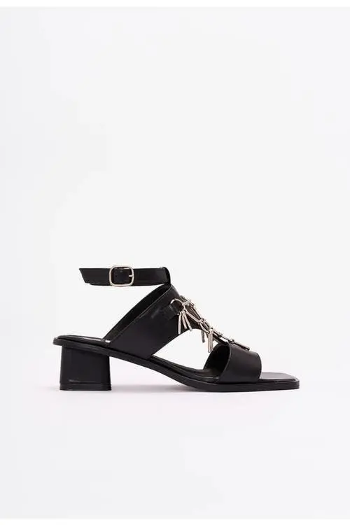 CLARA BARCELO Not Today Sandal - Black