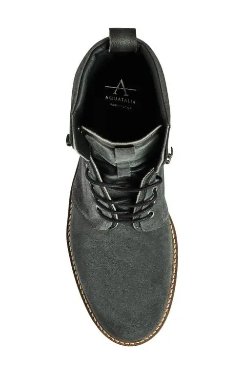 Aquatalia Rovello Water Repellent Boot - Grey Suede
