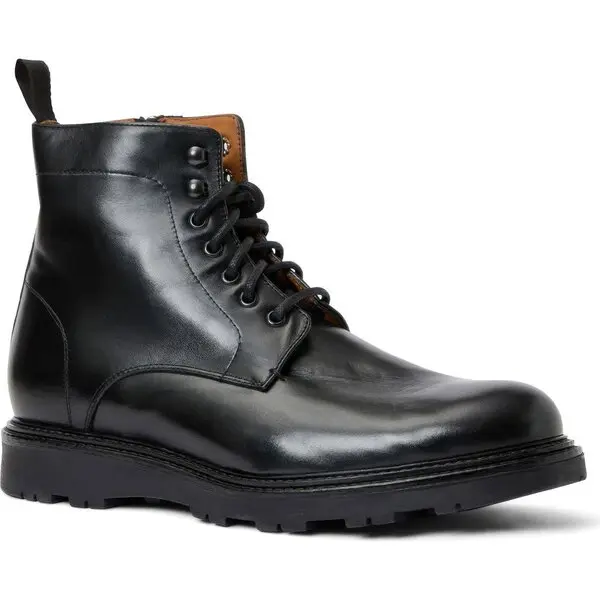 Aquatalia Agostino Waterproof Combat Boot - Black