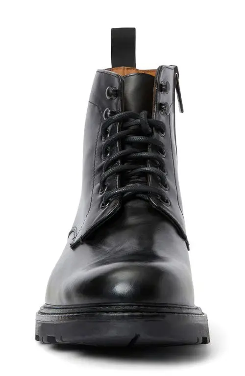 Aquatalia Agostino Waterproof Combat Boot - Black