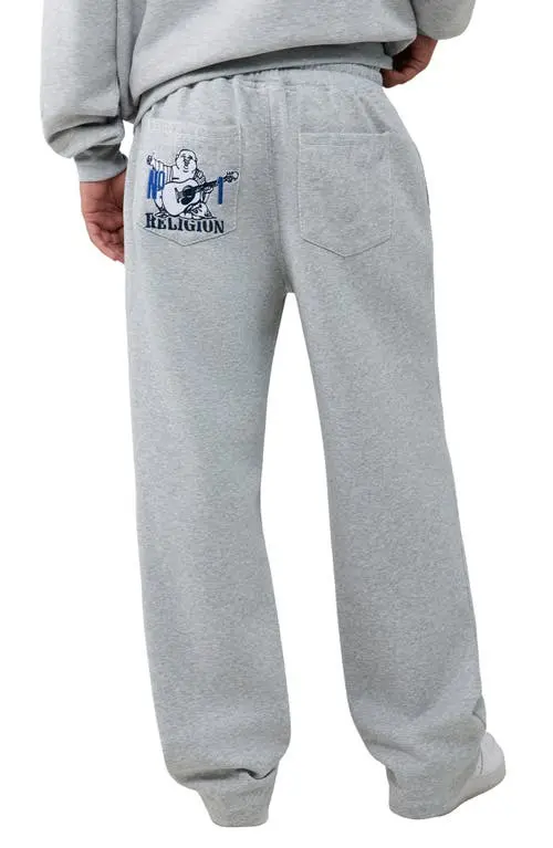 True Religion True No. 1 Big T Sweatpants - Heather Grey