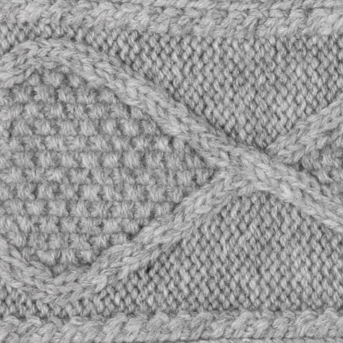 Echo Modernist Block Headband - Grey Heather