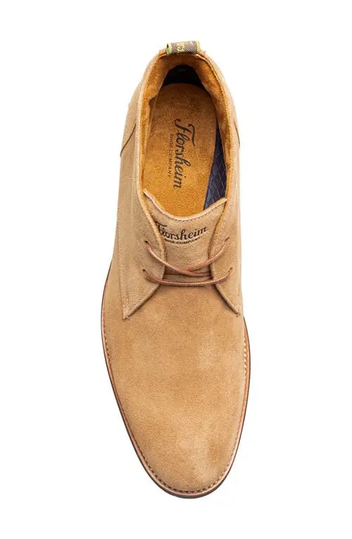 Florsheim Rucci Leather Plain Toe Chukka Boot - Sand