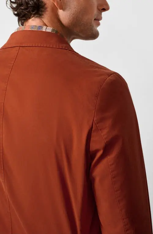 David Donahue Stretch Cotton And Cashmere Sport Coat