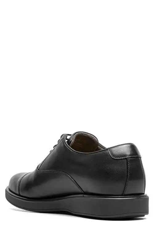 Florsheim Avenue Leather Cap Toe Oxford - Black