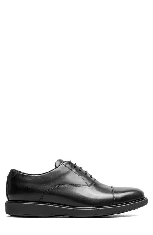 Florsheim Avenue Leather Cap Toe Oxford - Black