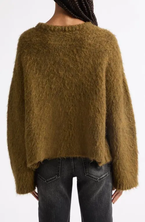 R13 Oversized Grunge Alpaca Wool Blend Sweater
