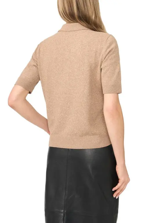 Ted Baker London Remy Short Sleeve Button Detail Sweater