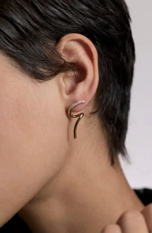 Nadri Muse Twirl Stud Earrings