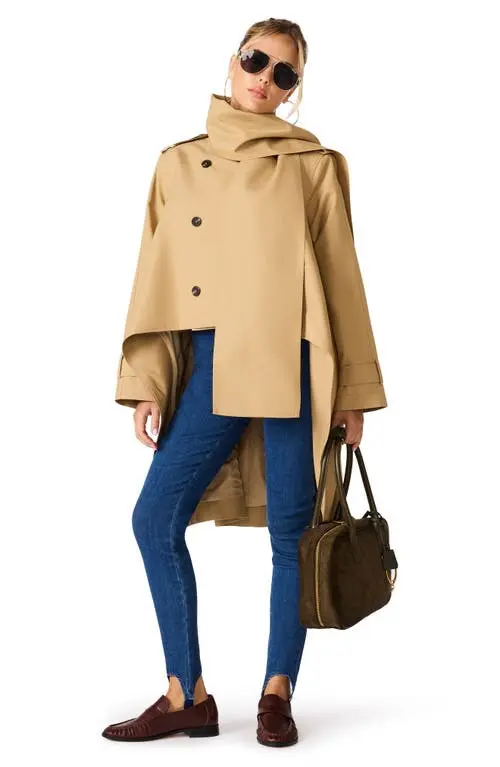 Steve Madden Caspian Asymmetrical Shawl Collar Jacket