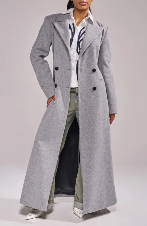 AZALEA WANG Haloir Double Breasted Trench Coat