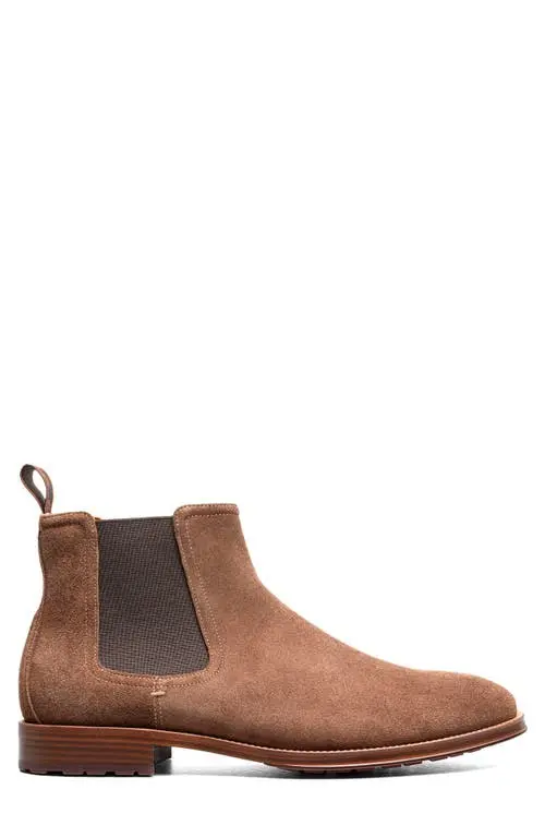 Florsheim Rucci Lug Plain Toe Chelsea Boot - Brown Suede