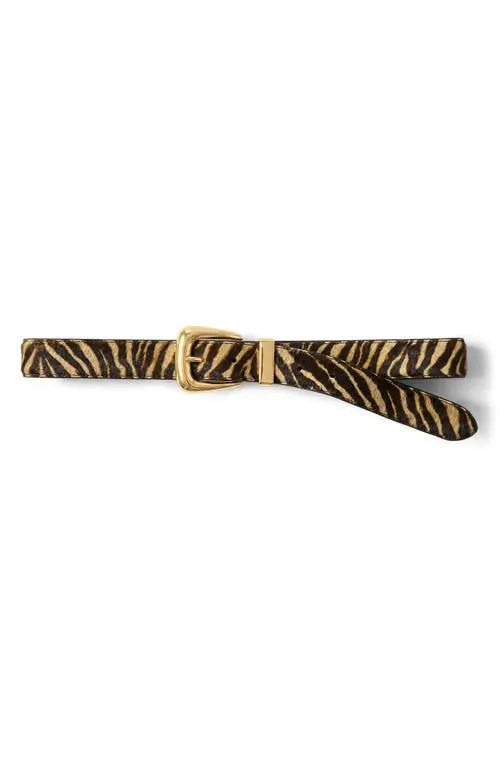 Veronica Beard Ziger Arch Calf Hair Belt