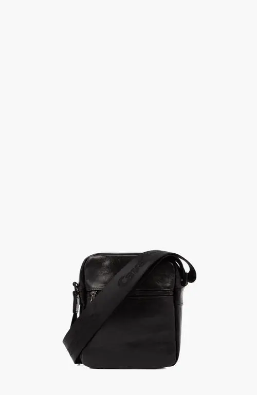 CAVALINHO Gentleman Leather Traveler Crossbody Bag 225 - Black