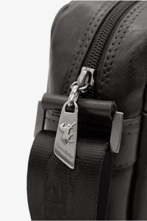 CAVALINHO Gentleman Leather Traveler Crossbody Bag 225 - Black