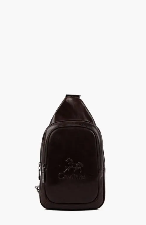 CAVALINHO Leather Sling Bag - Brown