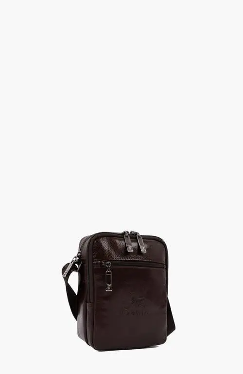 CAVALINHO Gentleman Leather Traveler Crossbody Bag 128 - Brown