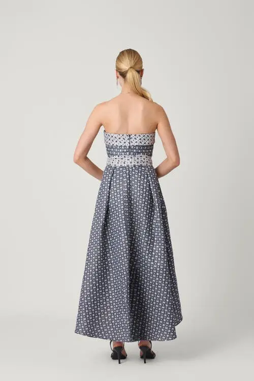 Shoshanna Trinity Jacquard Ellison Dress