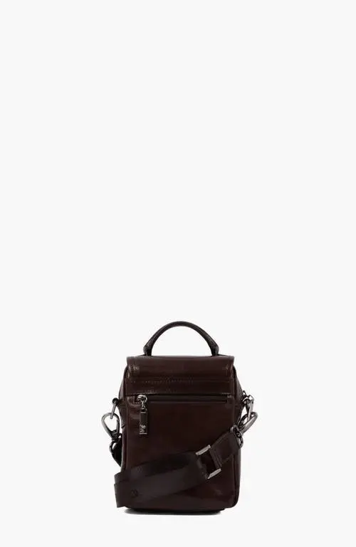 CAVALINHO Gentleman Leather Traveler Crossbody Bag 590 - Brown