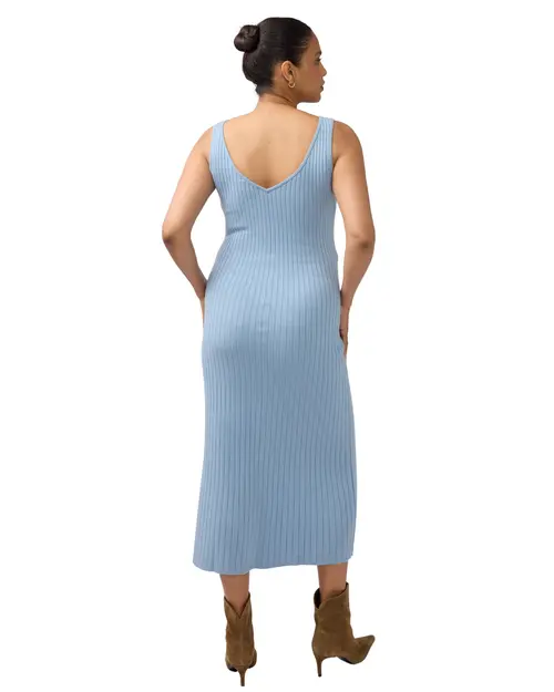 Ingrid & Isabel® Sleeveless Rib Sweater Maternity Nursing Midi Dress