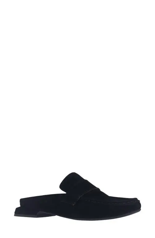 L'AMOUR DES PIEDS Tynessa Flat Mule - Black