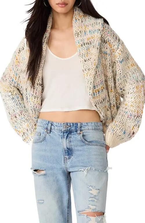 Steve Madden Enid Marled Shawl Collar Cardigan