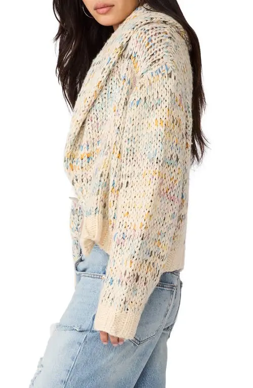 Steve Madden Enid Marled Shawl Collar Cardigan