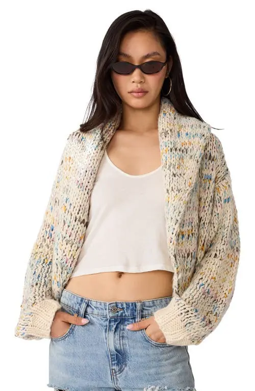 Steve Madden Enid Marled Shawl Collar Cardigan