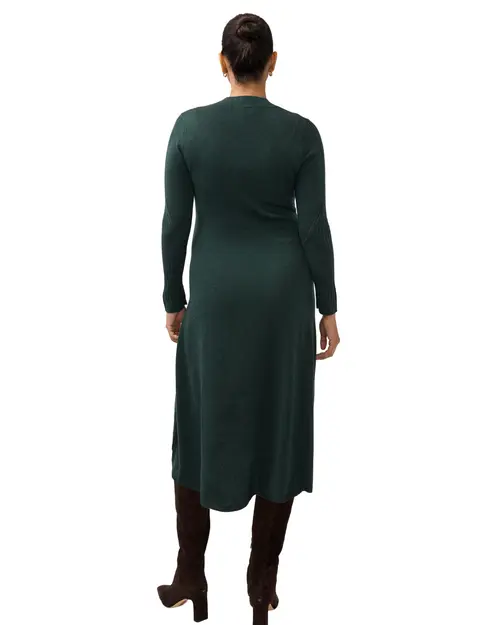 Ingrid & Isabel® Long Sleeve Fit-and-flare Sweater Maternity Midi Dress