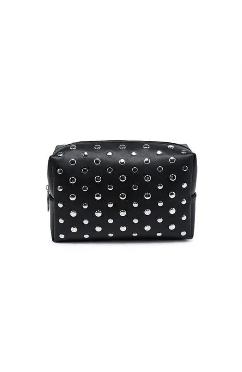 URBAN ESSENTIALS Stud Collective Cosmetic & Travel Organizer Pouch - Black