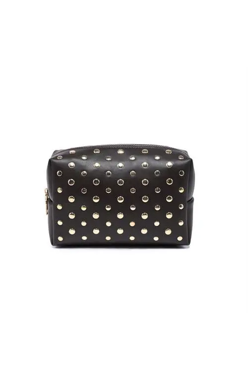 URBAN ESSENTIALS Stud Collective Cosmetic & Travel Organizer Pouch - Espresso