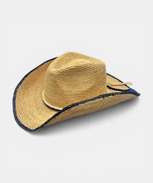 PETER GRIMM Bella Packable Drifter Straw Hat - Natural