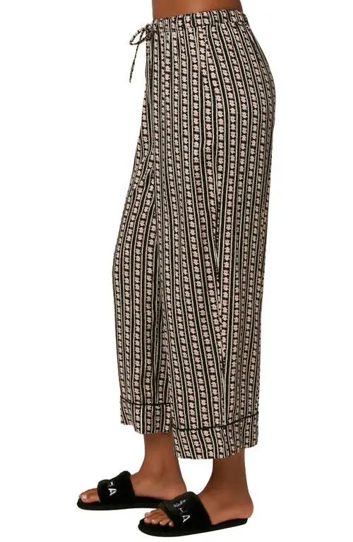 O'Neill Cosmos Tie Waist Crop Wide Leg Pants