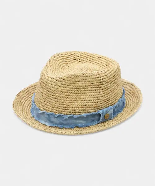 PETER GRIMM Paulo Packable Fedora - Natural