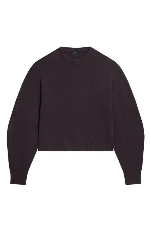 Theory Cashmere Crewneck Sweater - Cacao