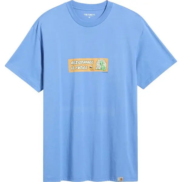 Carhartt Work In Progress Raised Ducks Organic Cotton Graphic T-shirt - Curacao