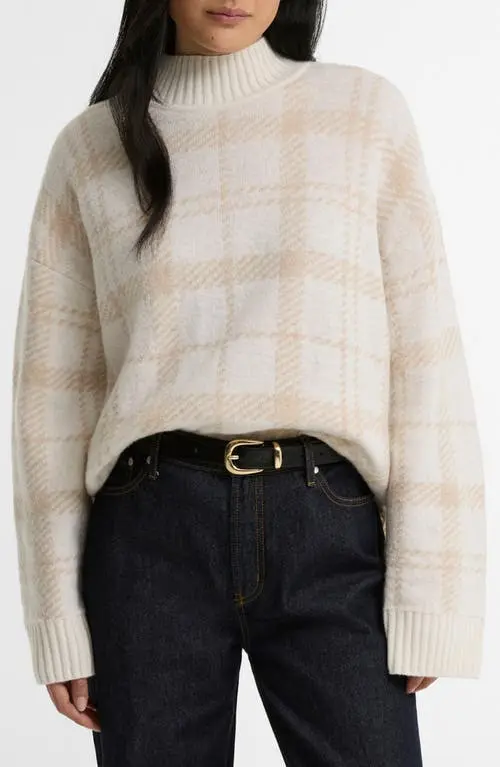 Barbour Delilah Knitted Mock Neck Sweater - Cloud Multi
