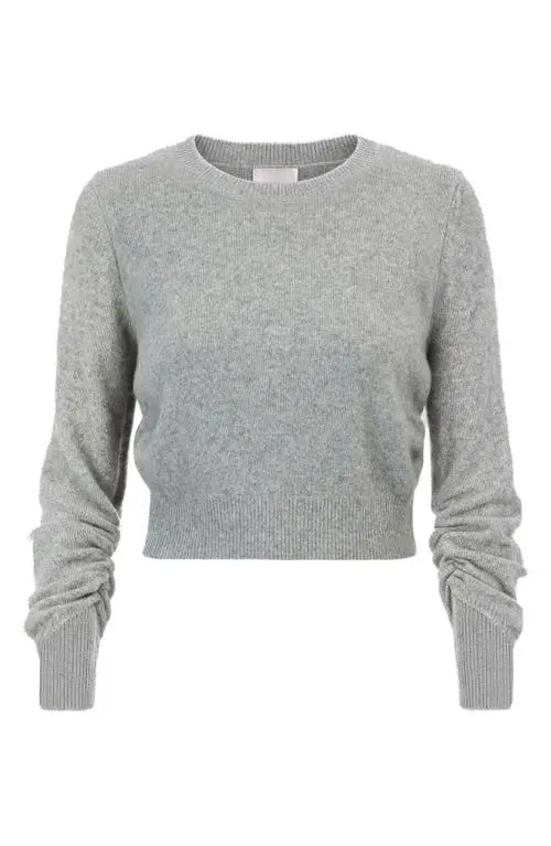 Cinq À Sept Birdie Crop Cashmere Pullover Sweater