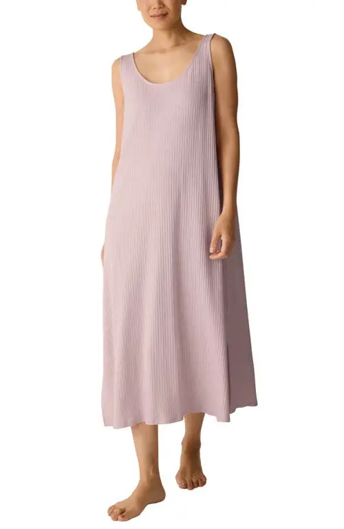 Eileen Fisher Organic Cotton Scoop Neck Maxi Dress - Pearlescent