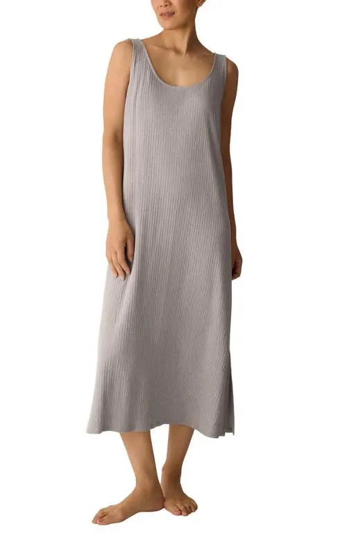 Eileen Fisher Organic Cotton Scoop Neck Maxi Dress - Twine