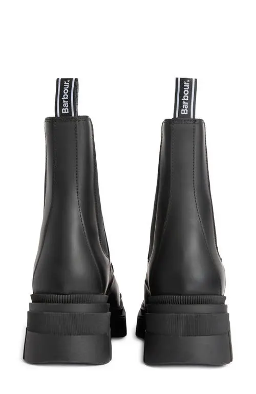 Barbour Sofie Leather Chelsea Boot - Black