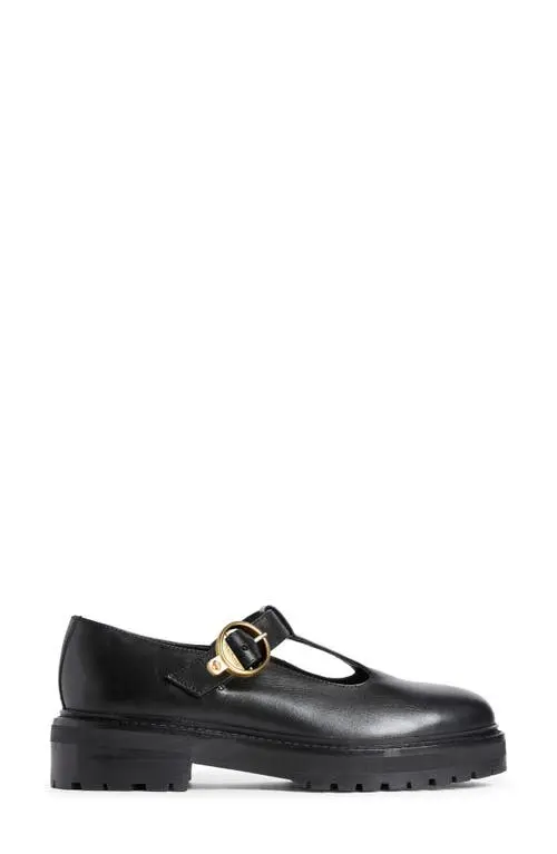 Barbour Ryton Mary Jane Leather Flat