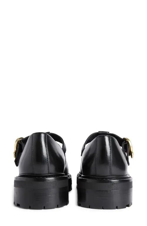 Barbour Ryton Mary Jane Leather Flat