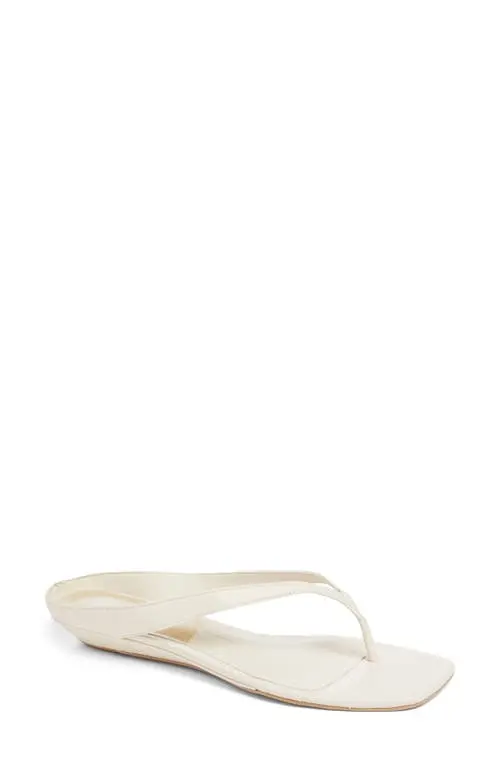 Dolce Vita Gizele Wedge Thong Sandal - Bone Leather