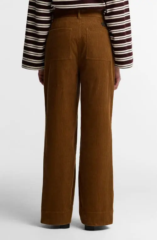 Barbour Emmy Wide Leg Corduroy Trousers - Tan