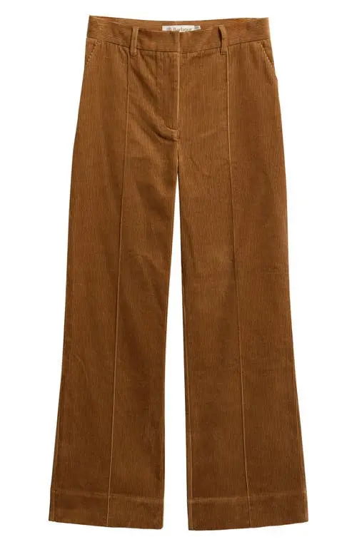 Barbour Emmy Wide Leg Corduroy Trousers - Tan